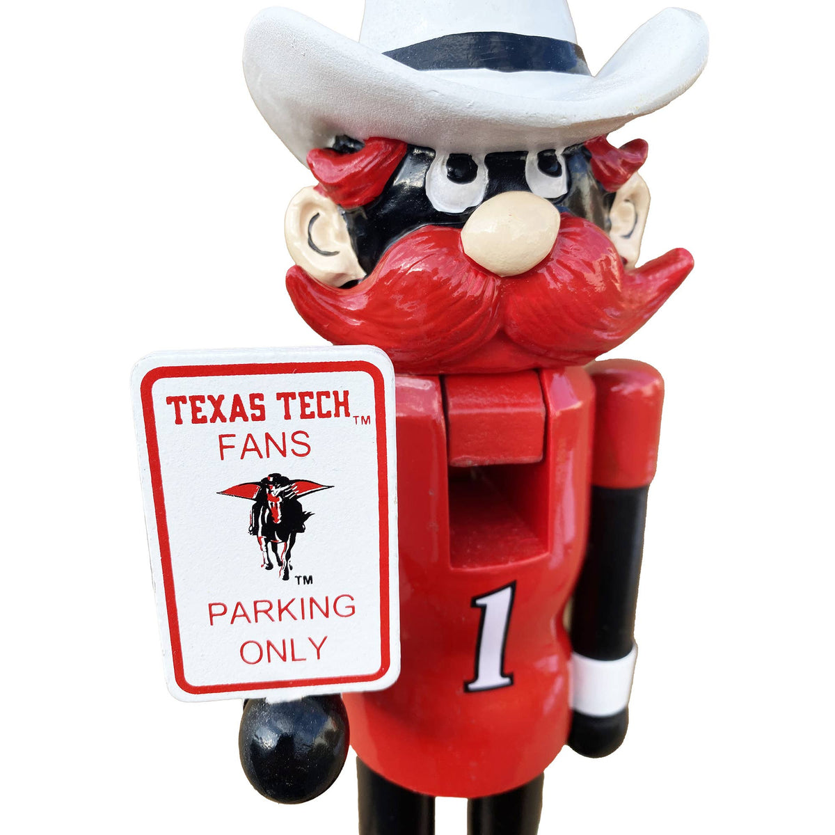 12" Texas Tech Beware of the Red Raiders Nutcracker – Steel Grace