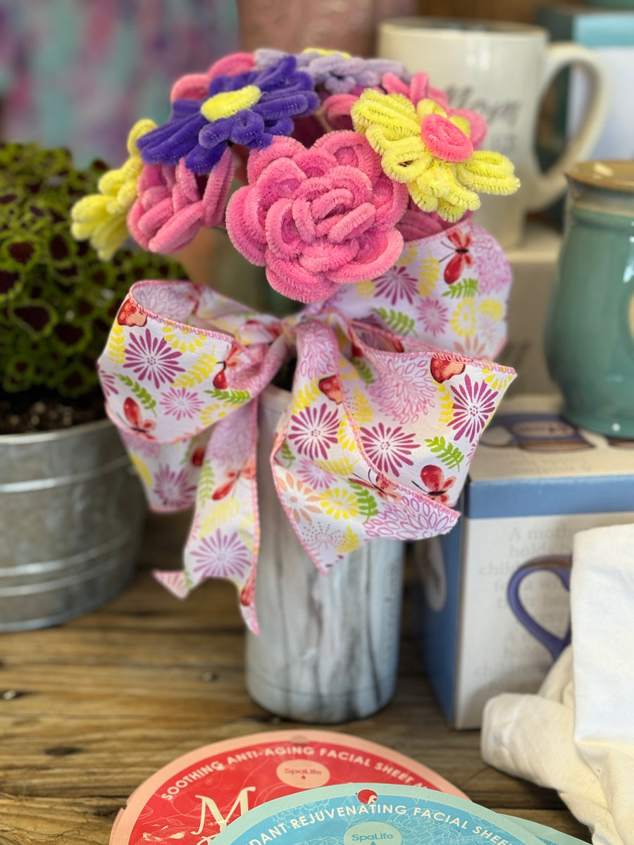 Pipe Cleaner Roses Bouquet – Steel Grace
