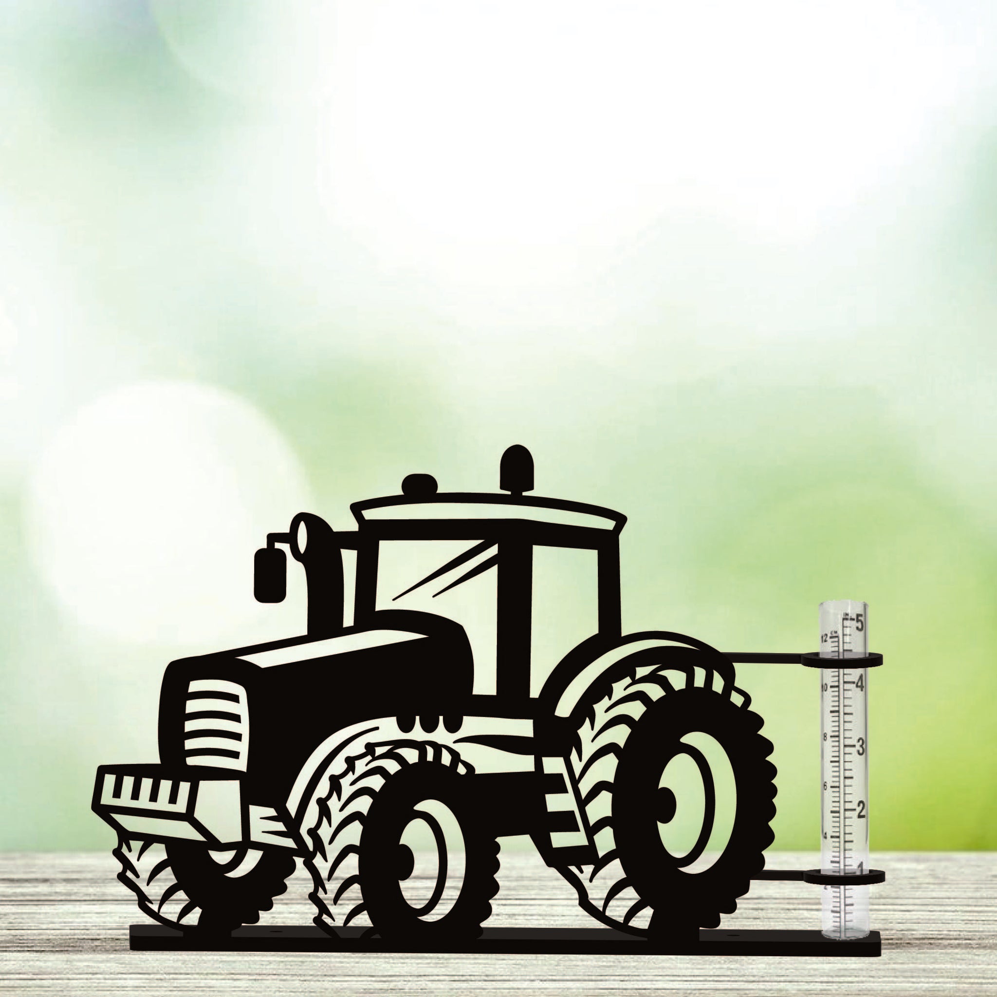 Tractor Rain Gauge – Steel Grace