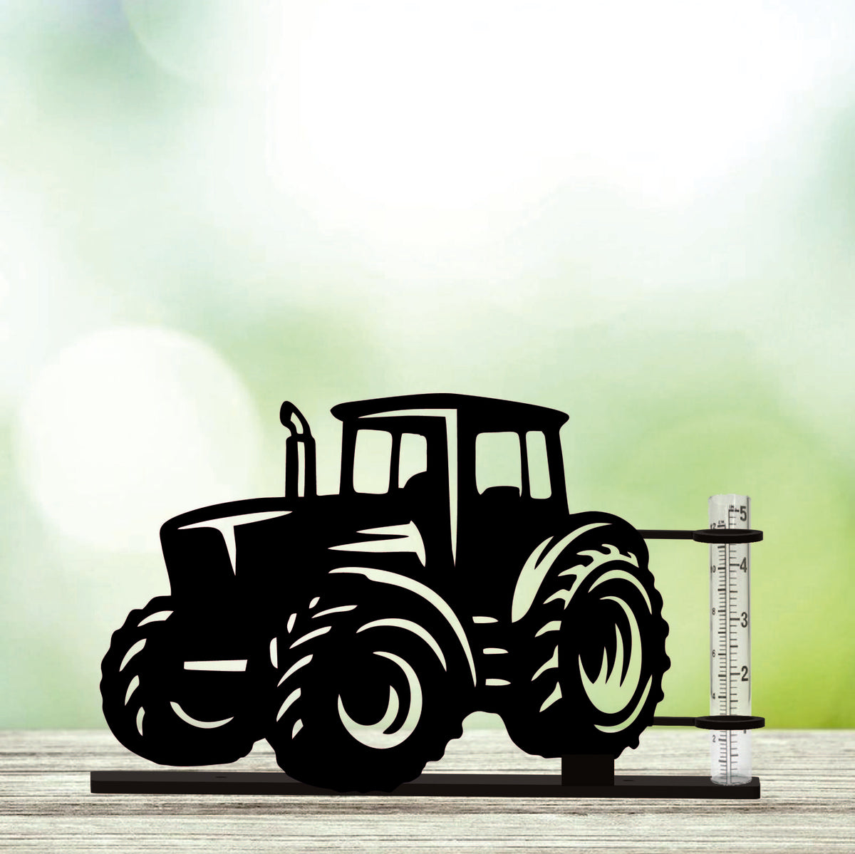Modern Tractor 2 Rain Gauge – Steel Grace