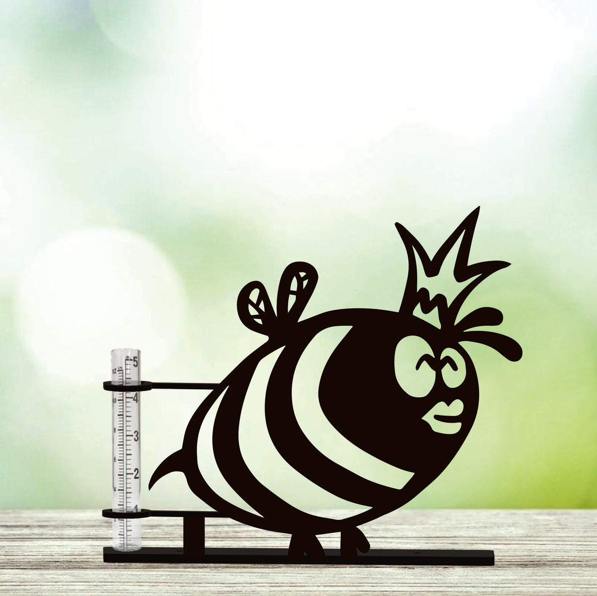Silly Queen Bee Rain Gauge – Steel Grace