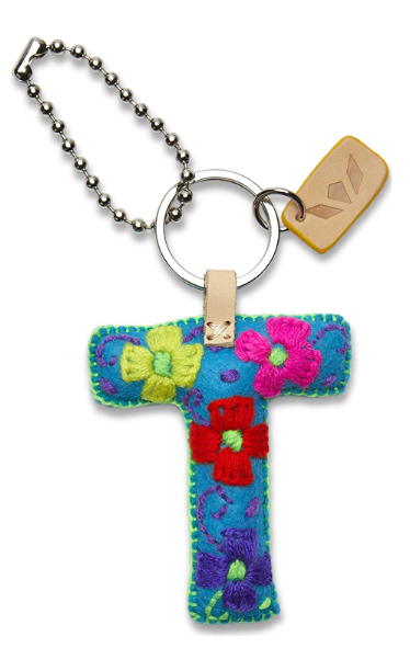 Consuela Felt Alphabet Charms - Turquoise – Steel Grace