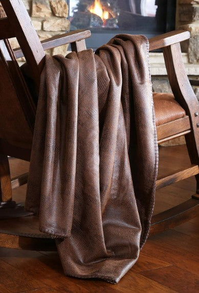 Suede Throw Blanket – Steel Grace