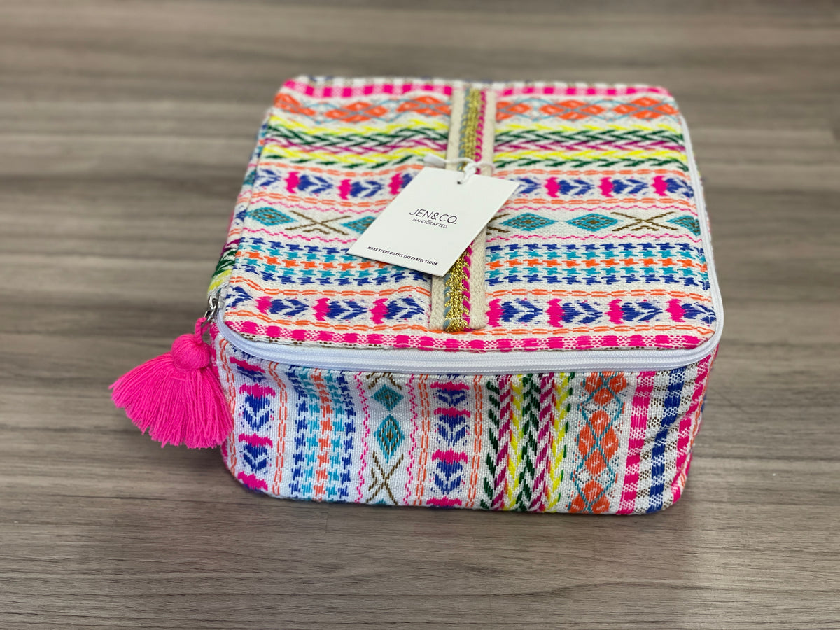 Fiona Travel Cosmetic Case – Steel Grace