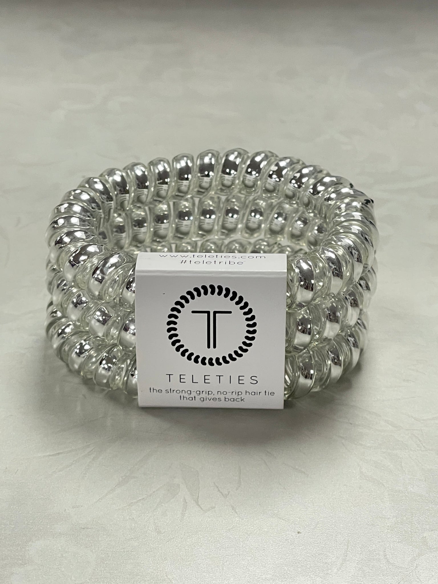 TELETIES - Large Hair Ties – Steel Grace