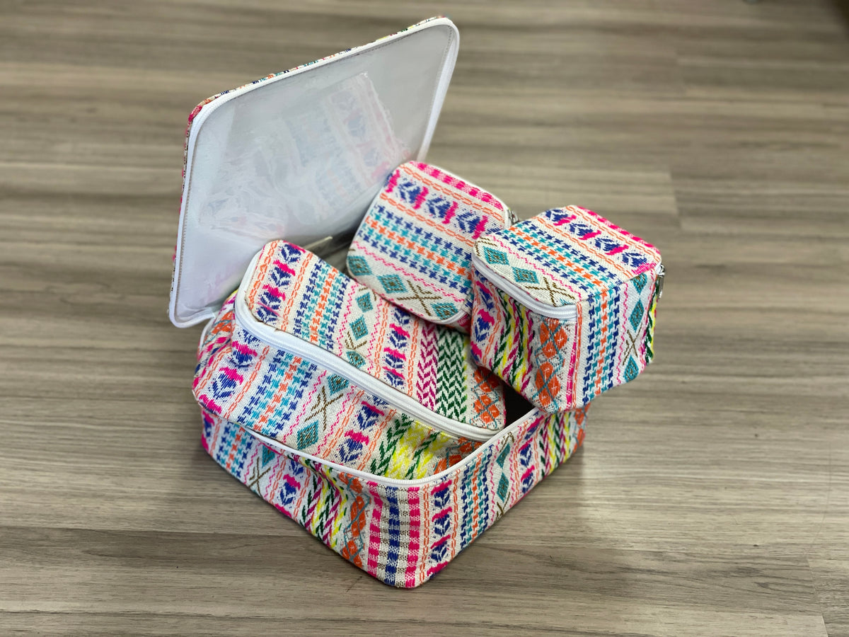 Fiona Travel Cosmetic Case – Steel Grace